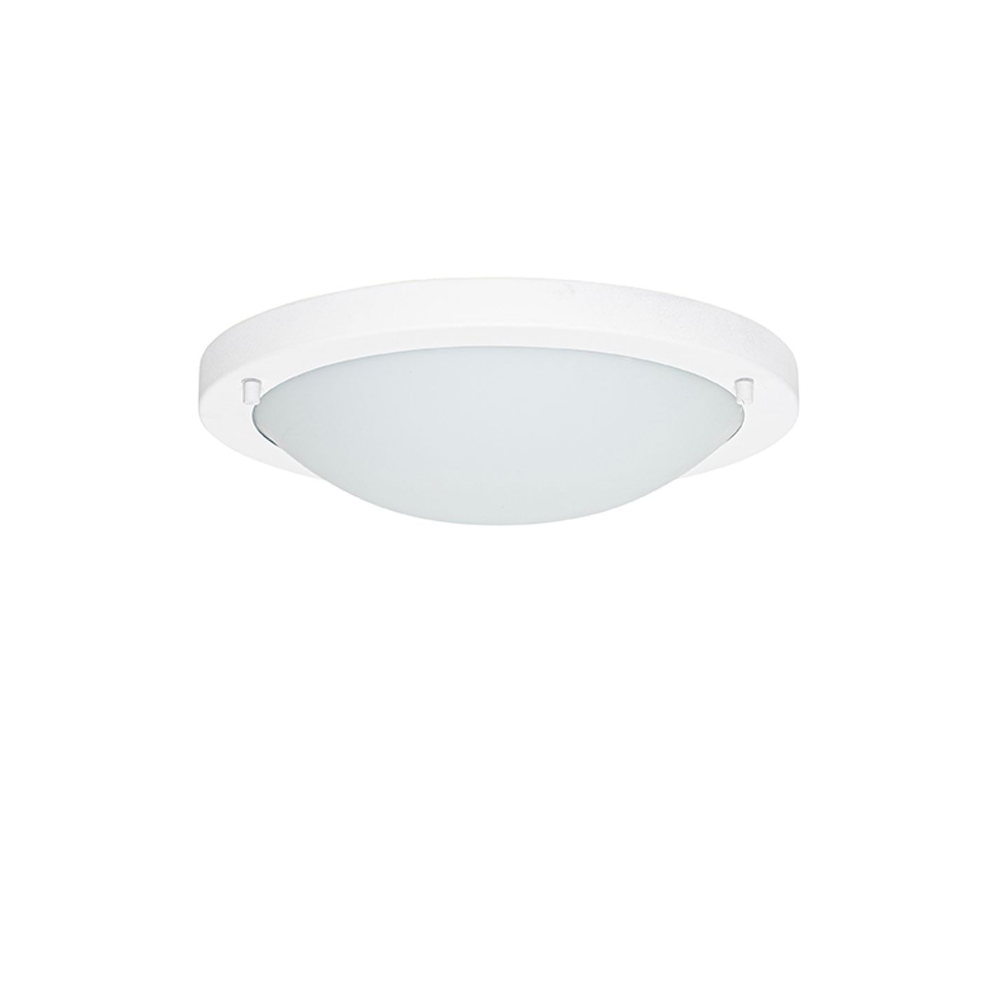 Modern Ceiling Light White 31 cm IP44 - Yuma | Lampandlight UK