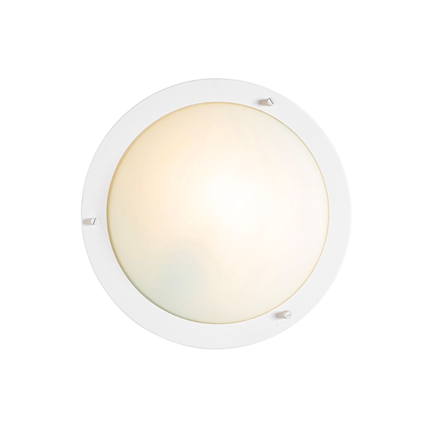 Modern Ceiling Light White 31 cm IP44 - Yuma | Lampandlight UK