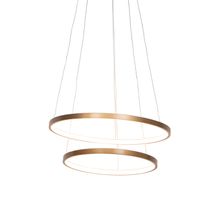 Modern Gold Ring Pendant Light Incl. LED - Anella Duo | Lampandlight UK